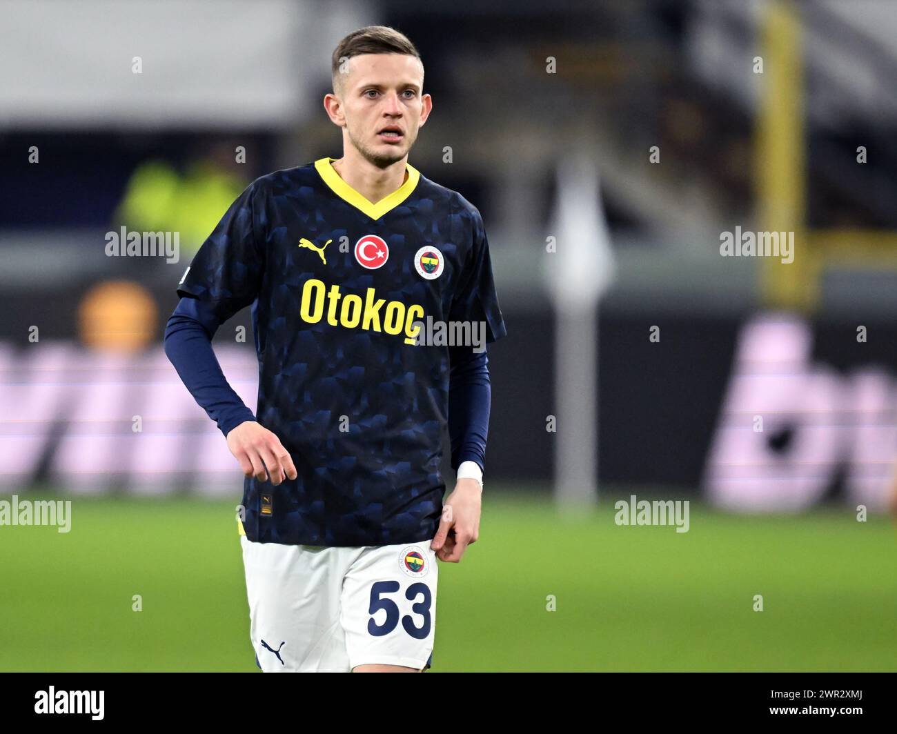 BRUSSELS - Sebastian Szymanski of Fenerbahce SK during the UEFA Europa ...