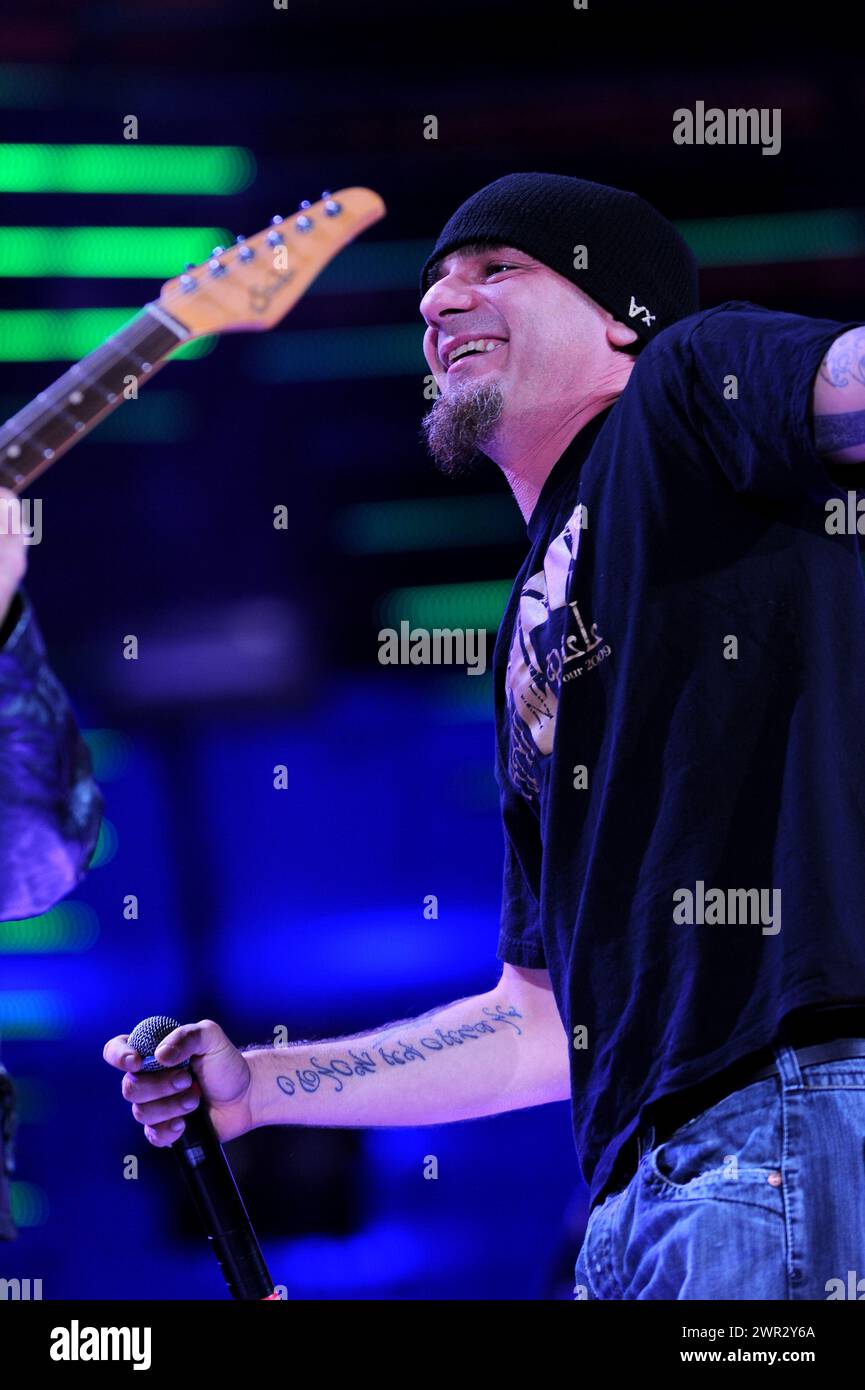 Verona Italy 07/06/2009 : J-Ax, Italian singer, during the music ...