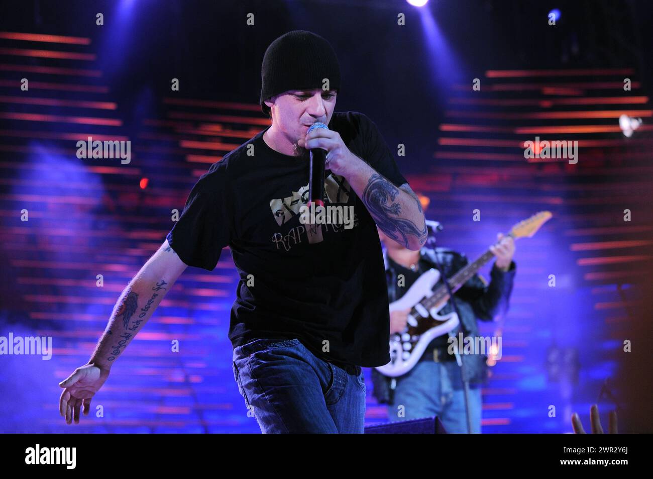 Verona Italy 07/06/2009 : J-Ax, Italian singer, during the music ...