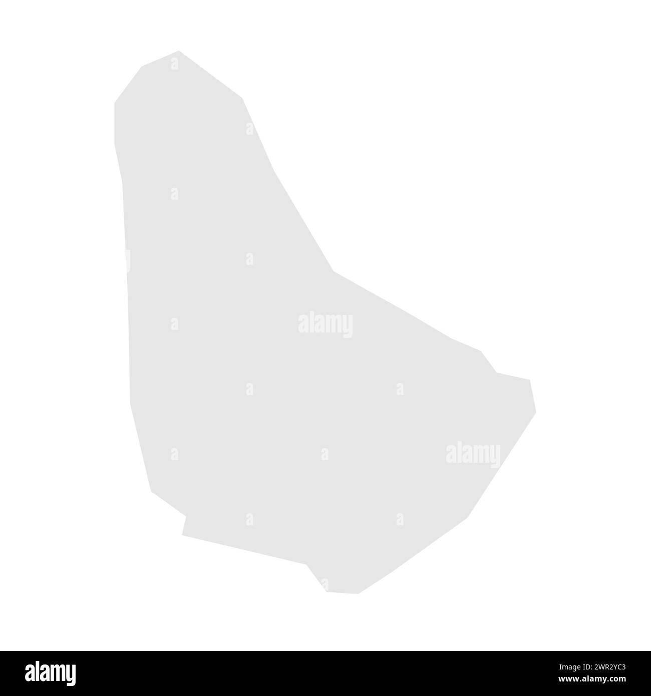 Vector map of barbados Black and White Stock Photos & Images - Alamy