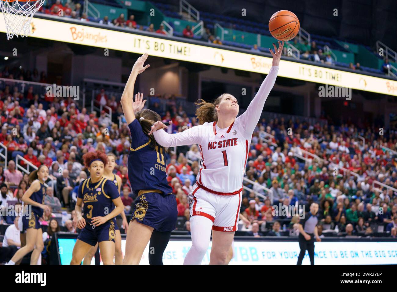 Greensboro, North Carolina, USA. 10th Mar, 2024. NC State center RIVER ...