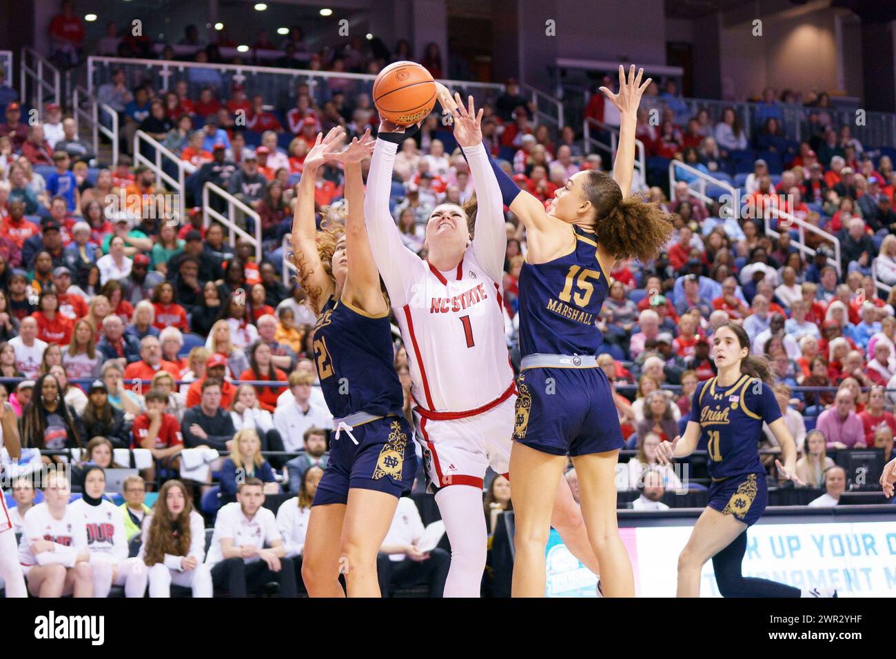 Greensboro, North Carolina, USA. 10th Mar, 2024. NC State center RIVER ...