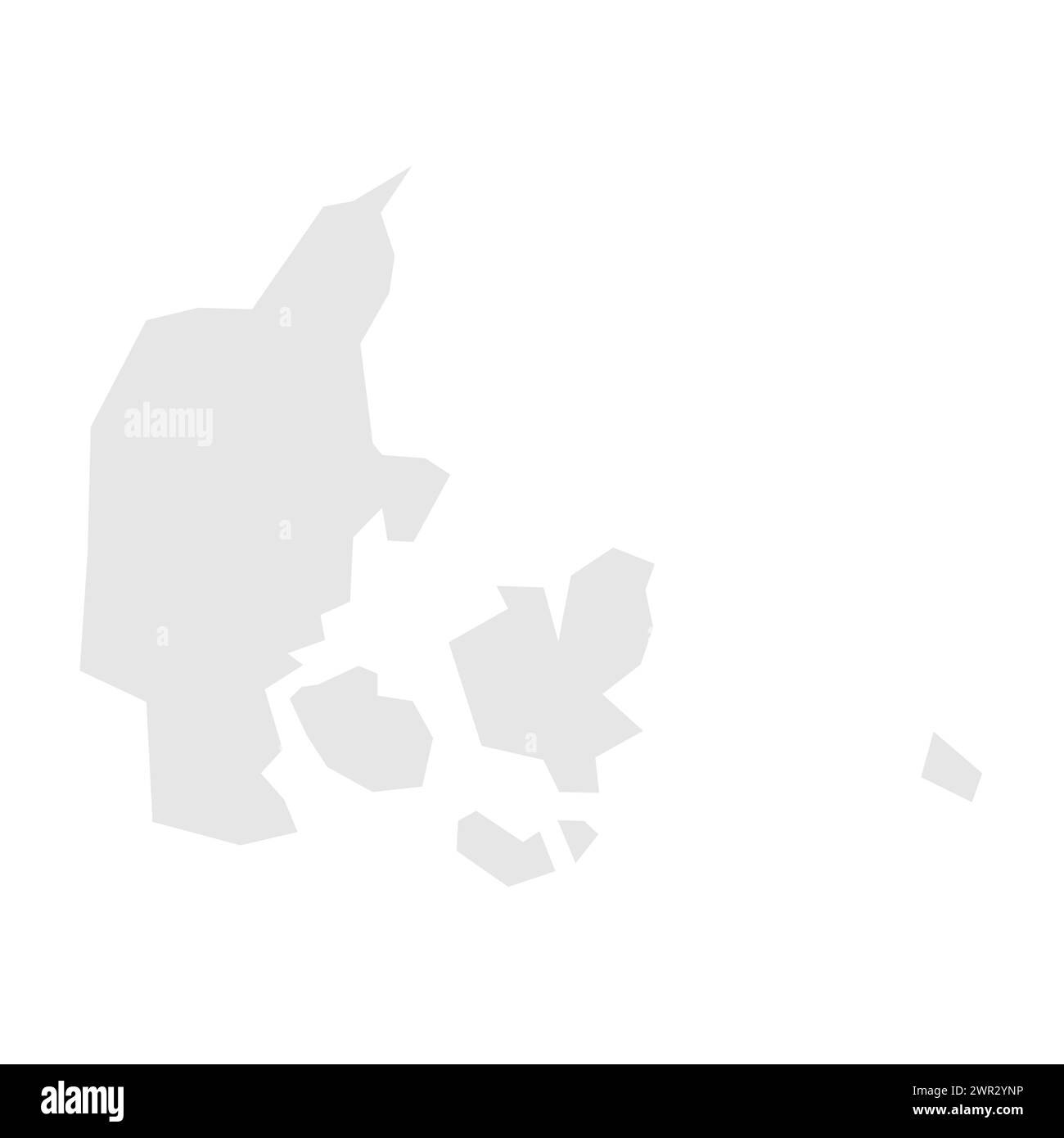 Copenhagen vector map Black and White Stock Photos & Images - Alamy