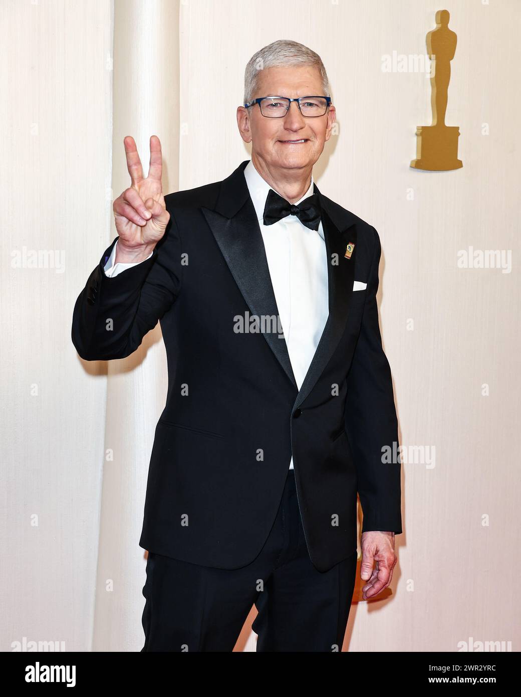 Los Angeles, USA. 10th Mar, 2024. Tim Cook walking on the red carpet at ...