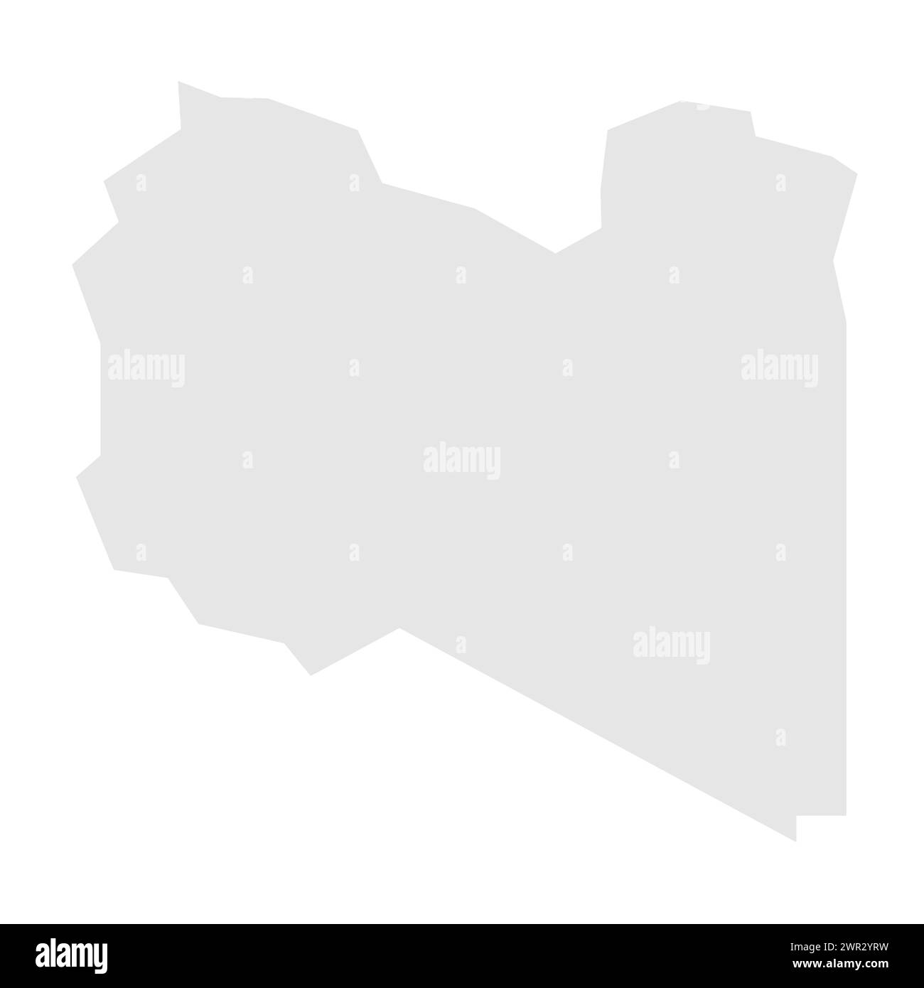 Libya white map Black and White Stock Photos & Images - Alamy