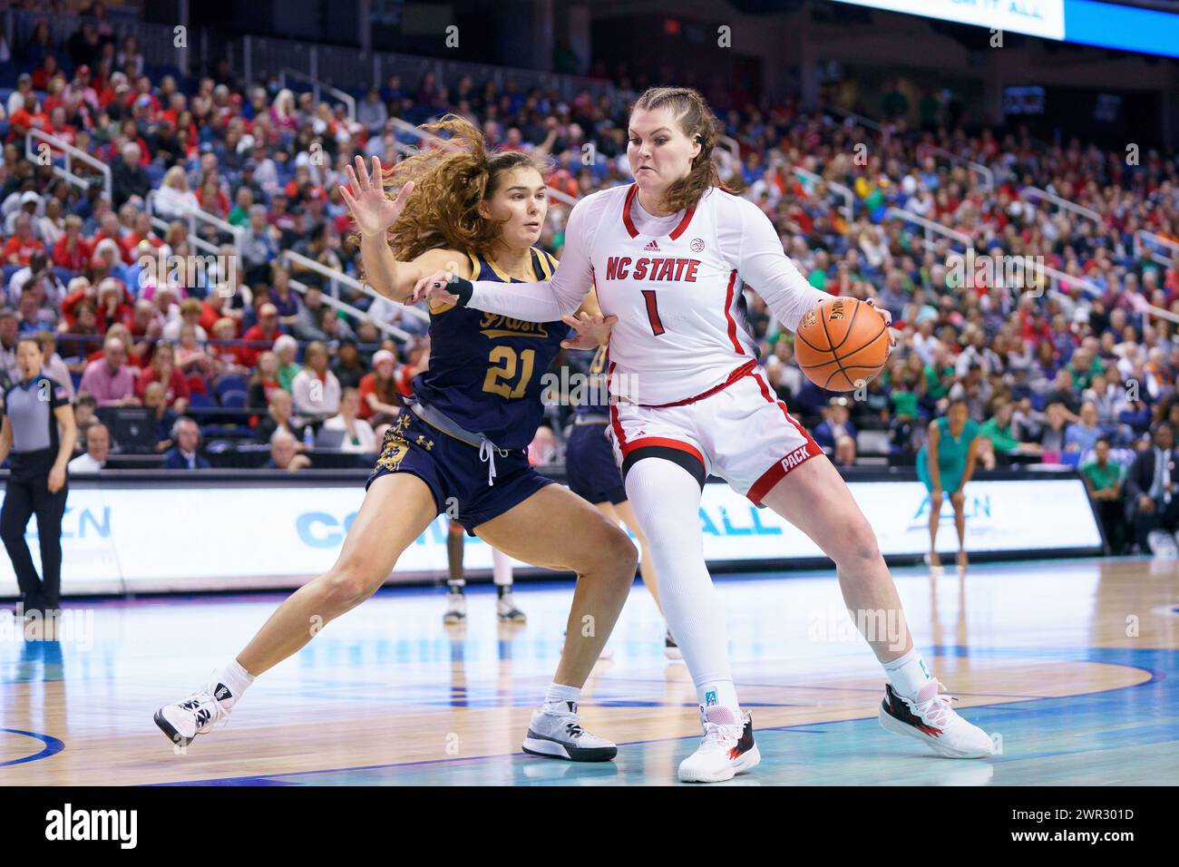 Greensboro, North Carolina, USA. 10th Mar, 2024. NC State center RIVER ...