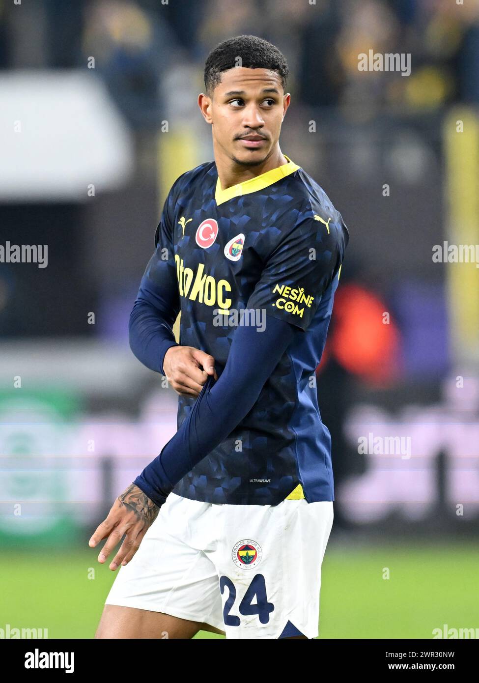 BRUSSELS - Jayden Oosterwolde of Fenerbahce SK during the UEFA Europa ...