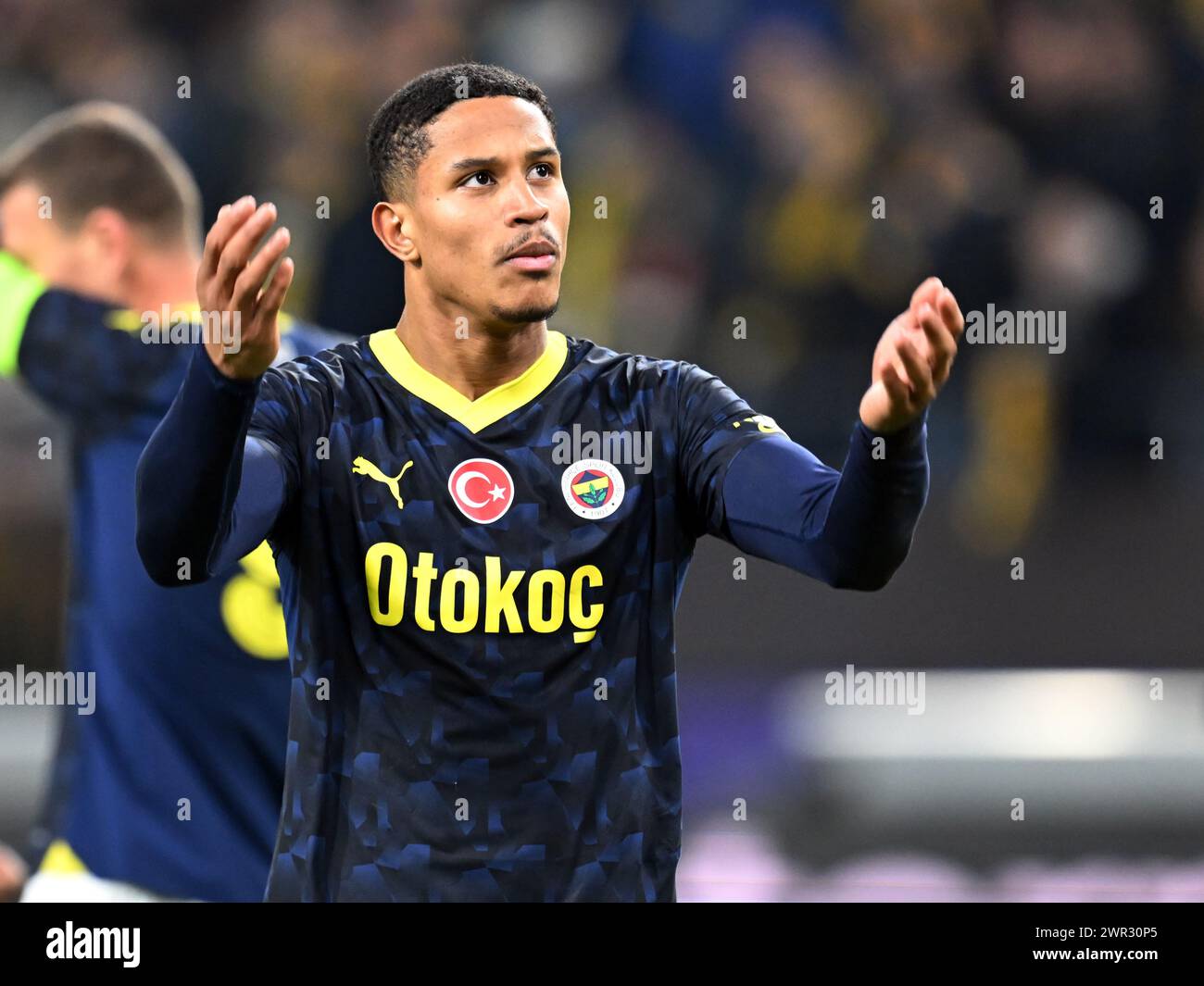 BRUSSELS - Jayden Oosterwolde of Fenerbahce SK during the UEFA Europa ...