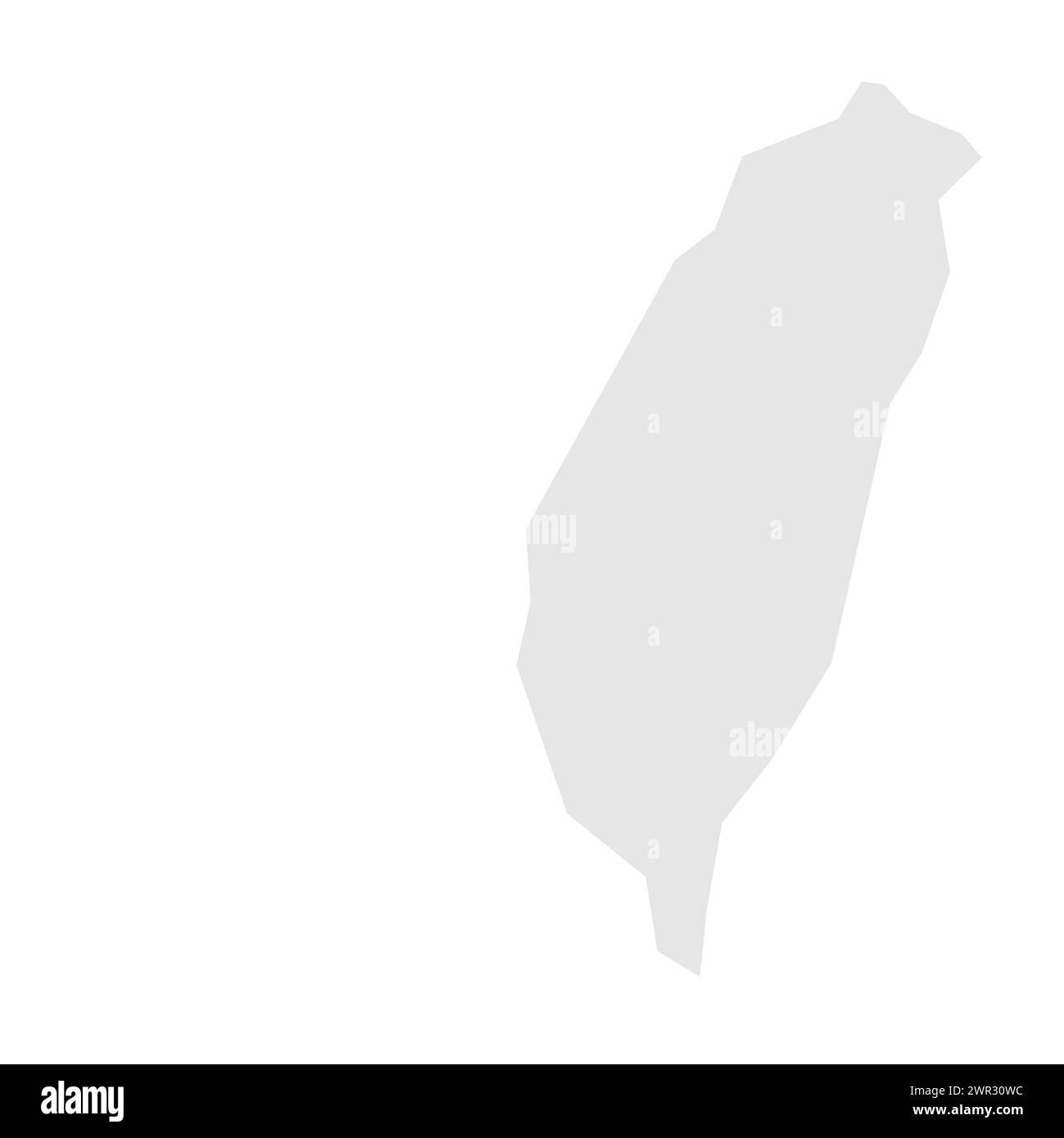 Blank taiwan map hi-res stock photography and images - Alamy