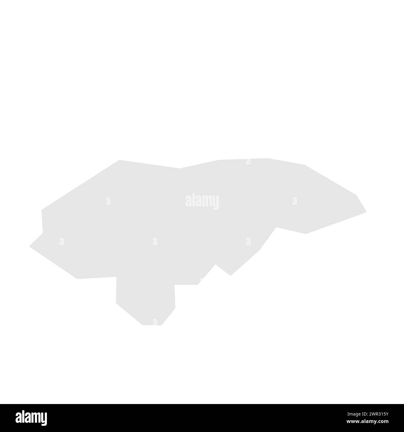 Honduras silhouette map Black and White Stock Photos & Images - Alamy