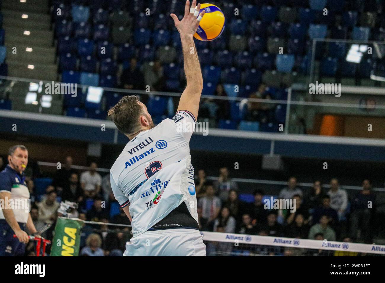 Milan, Italy. 10th Mar, 2024. MARCO VITELLI (POWERVOLLEY MILANO) during ...