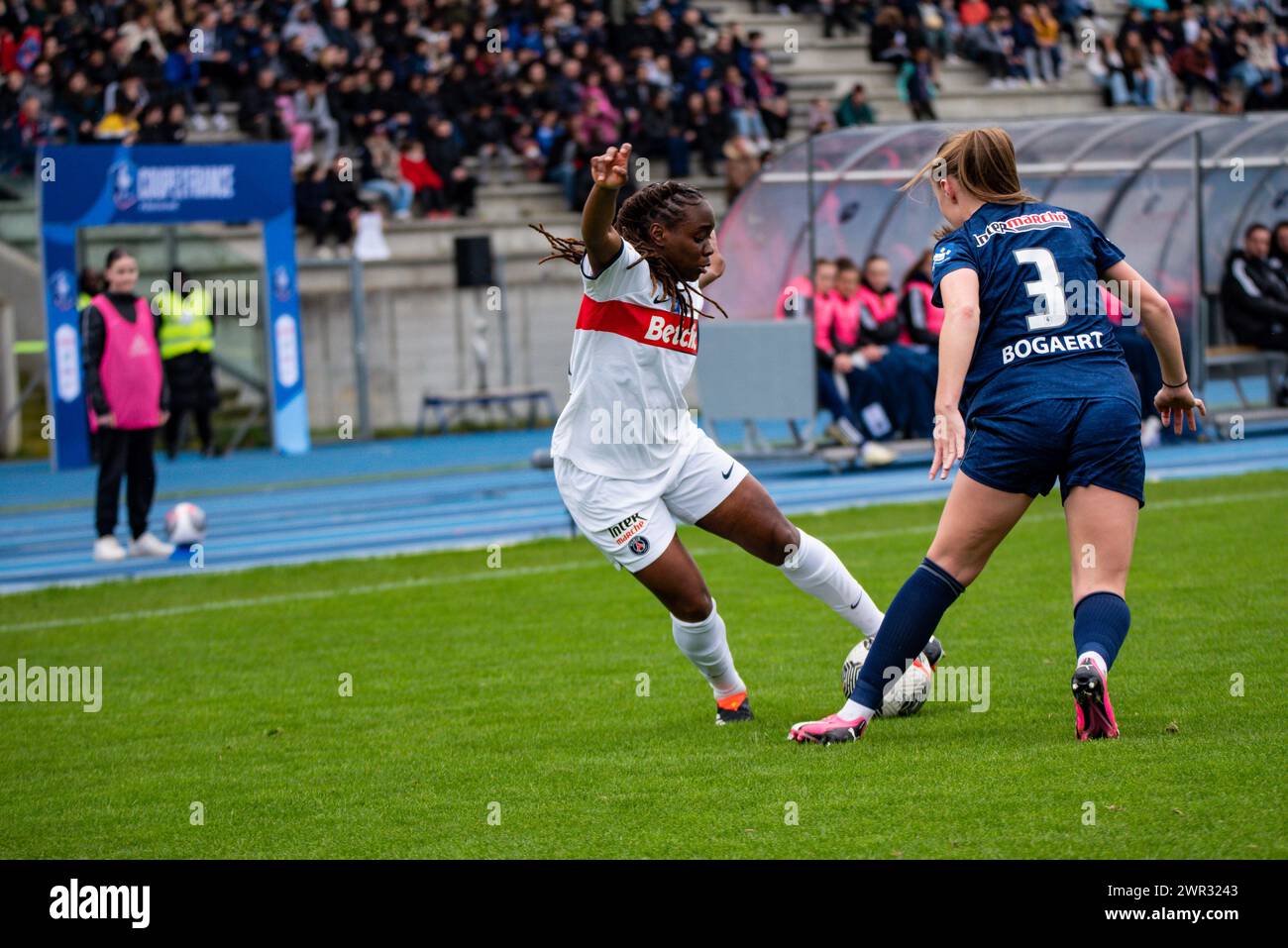 Bondoufle, France. 10th Mar, 2024. Sandy Baltimore of Paris Saint ...