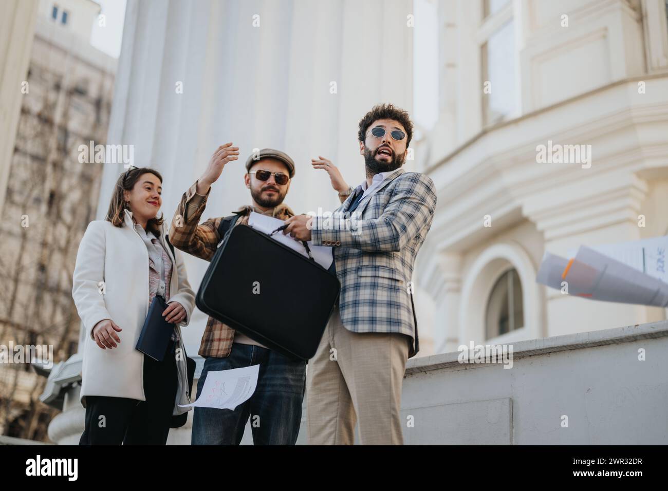 Vibrant scene collaborative team meeting hi-res stock photography and ...