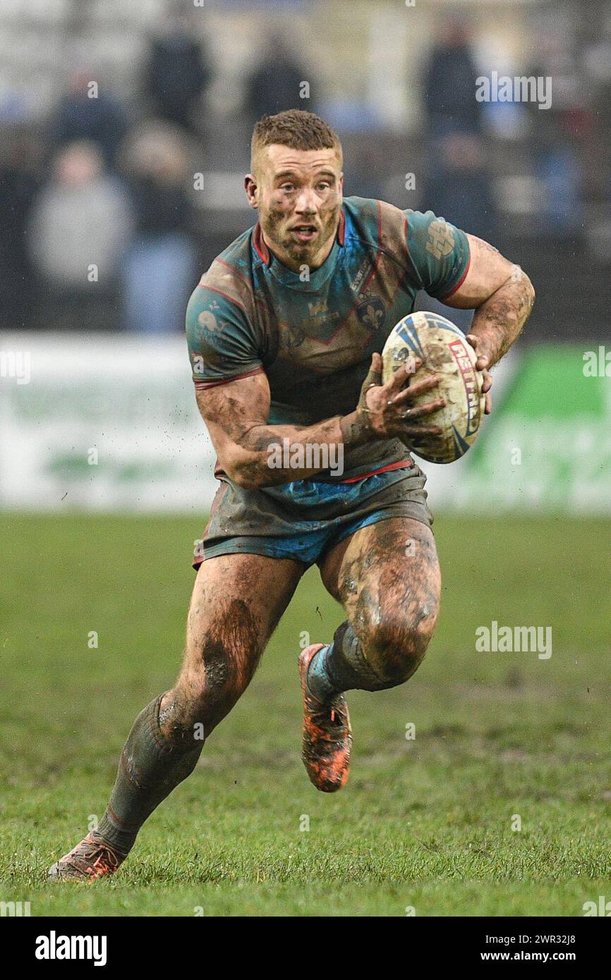 Featherstone, UK. 10th Mar, 2024. Wakefield Trinity's Thomas Doyle in ...