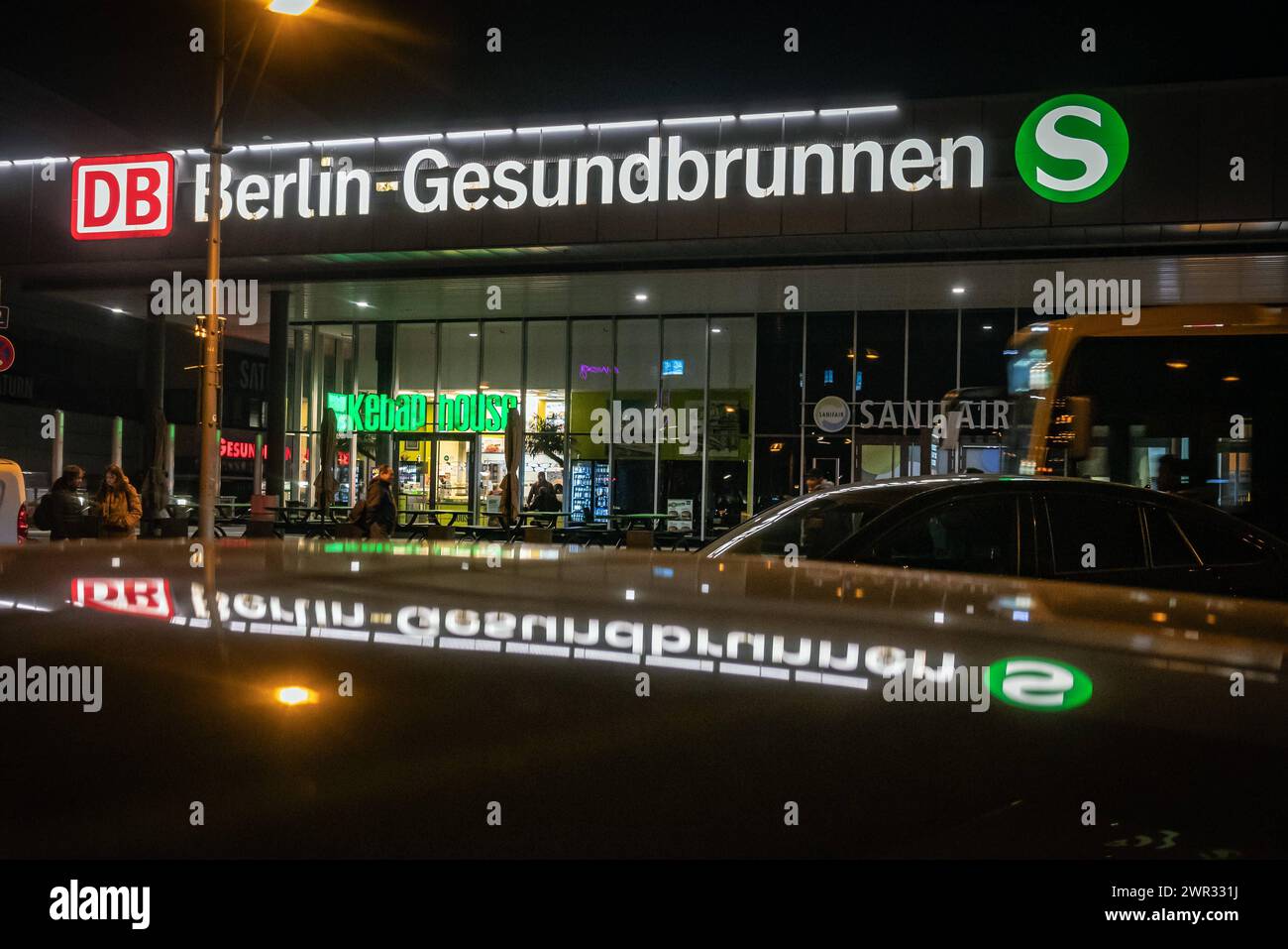 Berlin Mitte OT Gesundbrunnen Bahnhof Gesundbrunnen / Nordkreuz - 10.03.2024 Gesundbrunnen ...