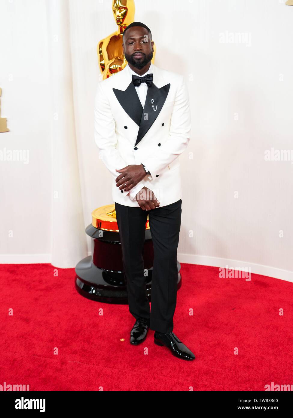 Los Angeles, USA. 10th Mar, 2024. Dwyane Wade walking on the red carpet ...