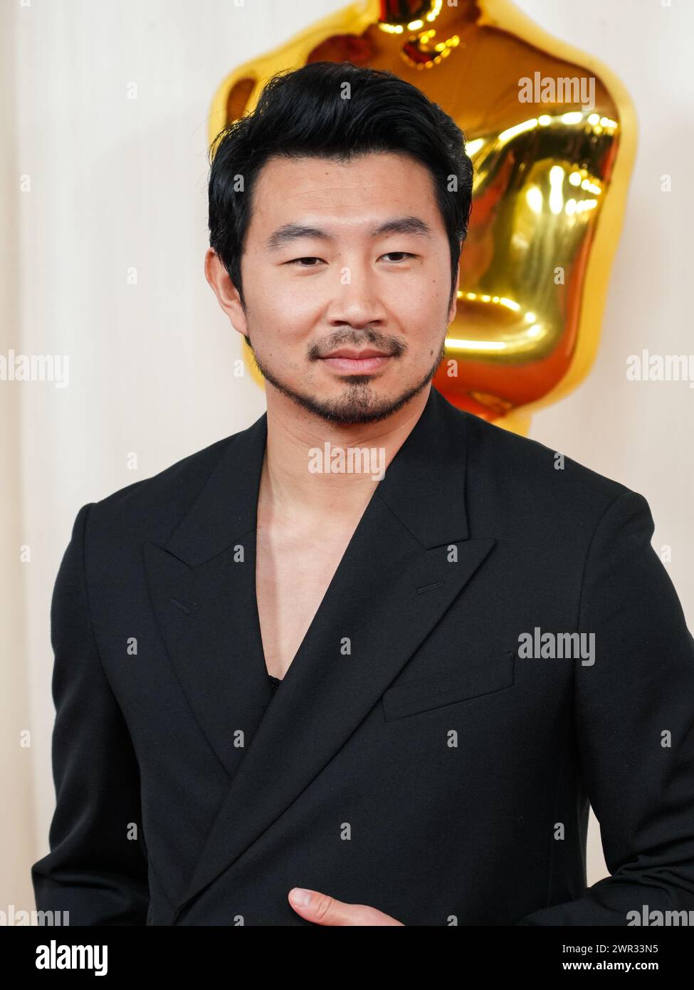 Los Angeles, USA. 10th Mar, 2024. Simu Liu walking on the red carpet at ...