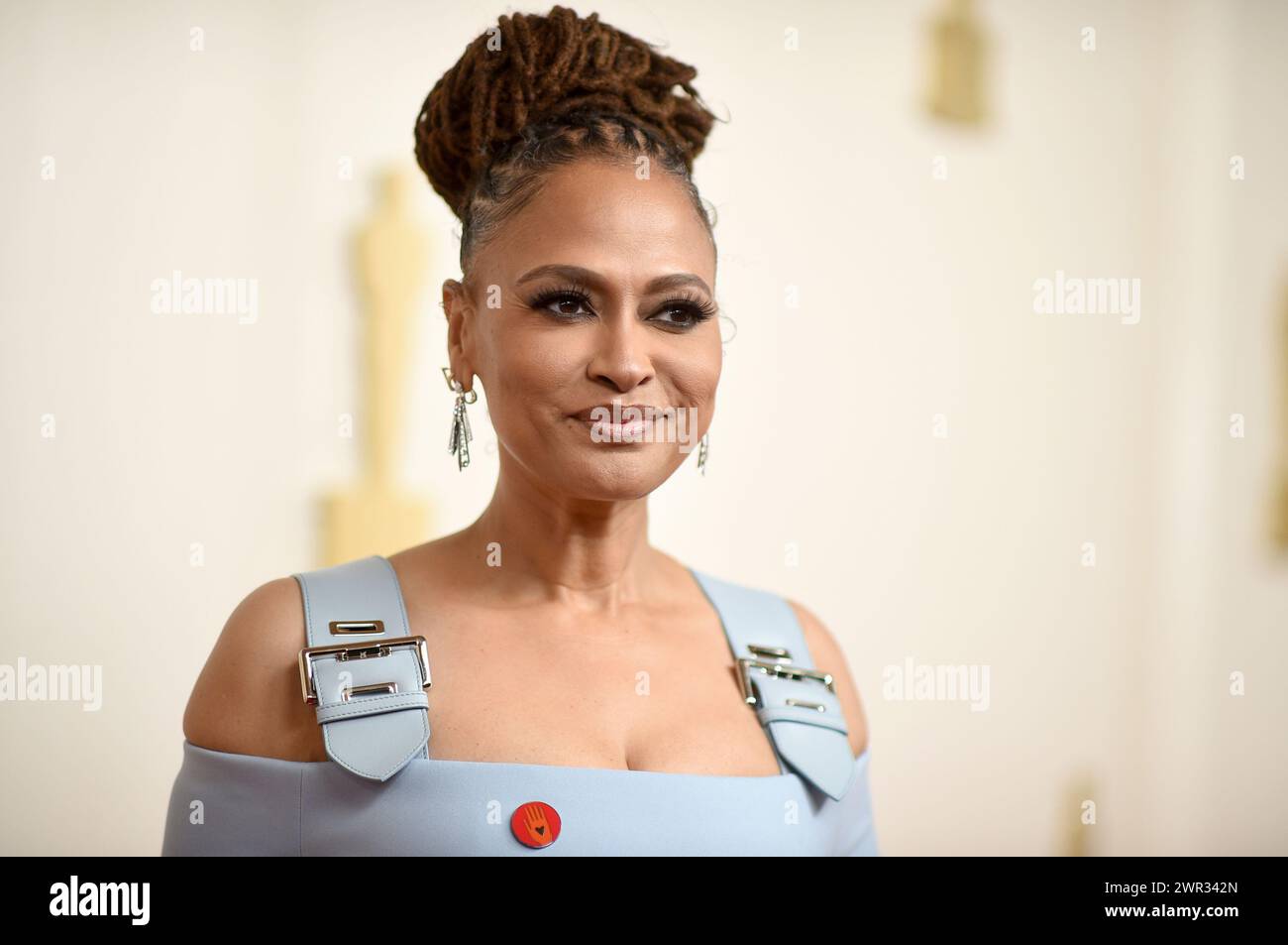 Ava DuVernay arrives at the Oscars on Sunday, March 10, 2024, at the ...
