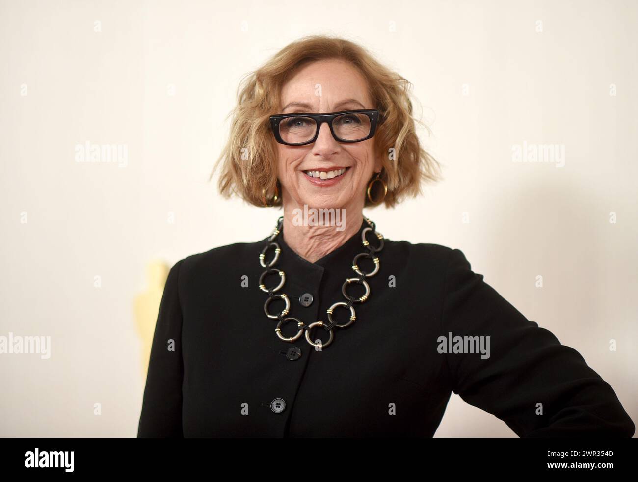 Michelle Satter arrives at the Oscars on Sunday, March 10, 2024, at the ...
