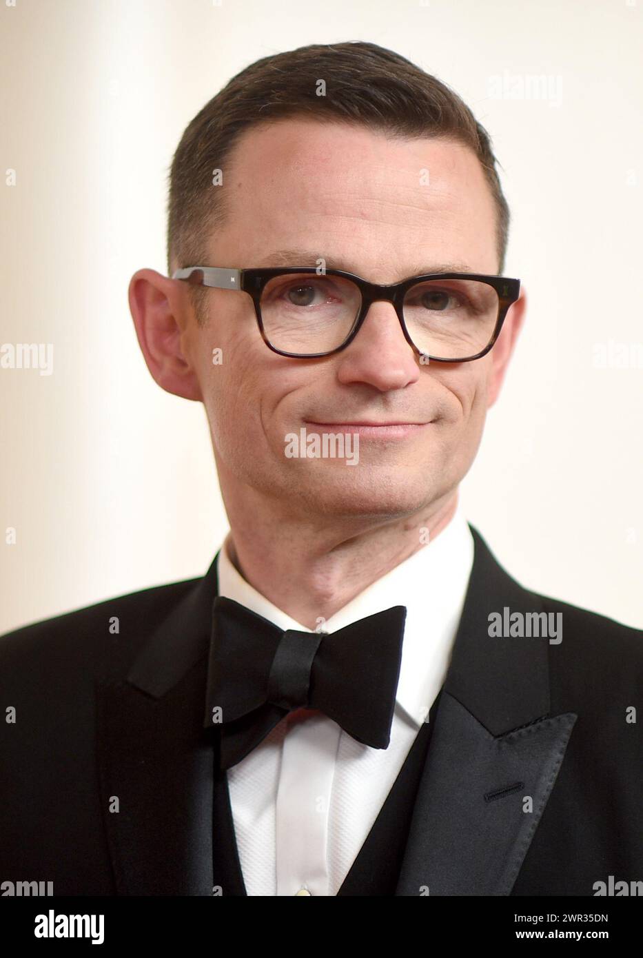 Derl McCrudden arrives at the Oscars on Sunday, March 10, 2024, at the ...