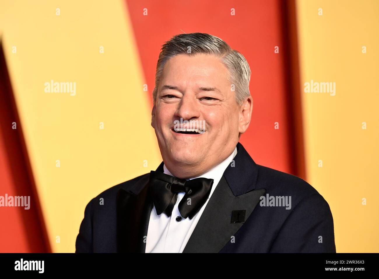 Ted Sarandos arrives at the Vanity Fair Oscar Party on Sunday, March 10 ...