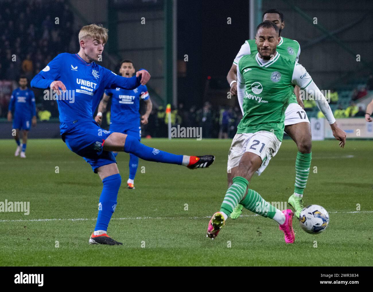 Edinburgh, UK. 10th Mar, 2024. Scottish Cup Quarter-final - Hibernian v ...