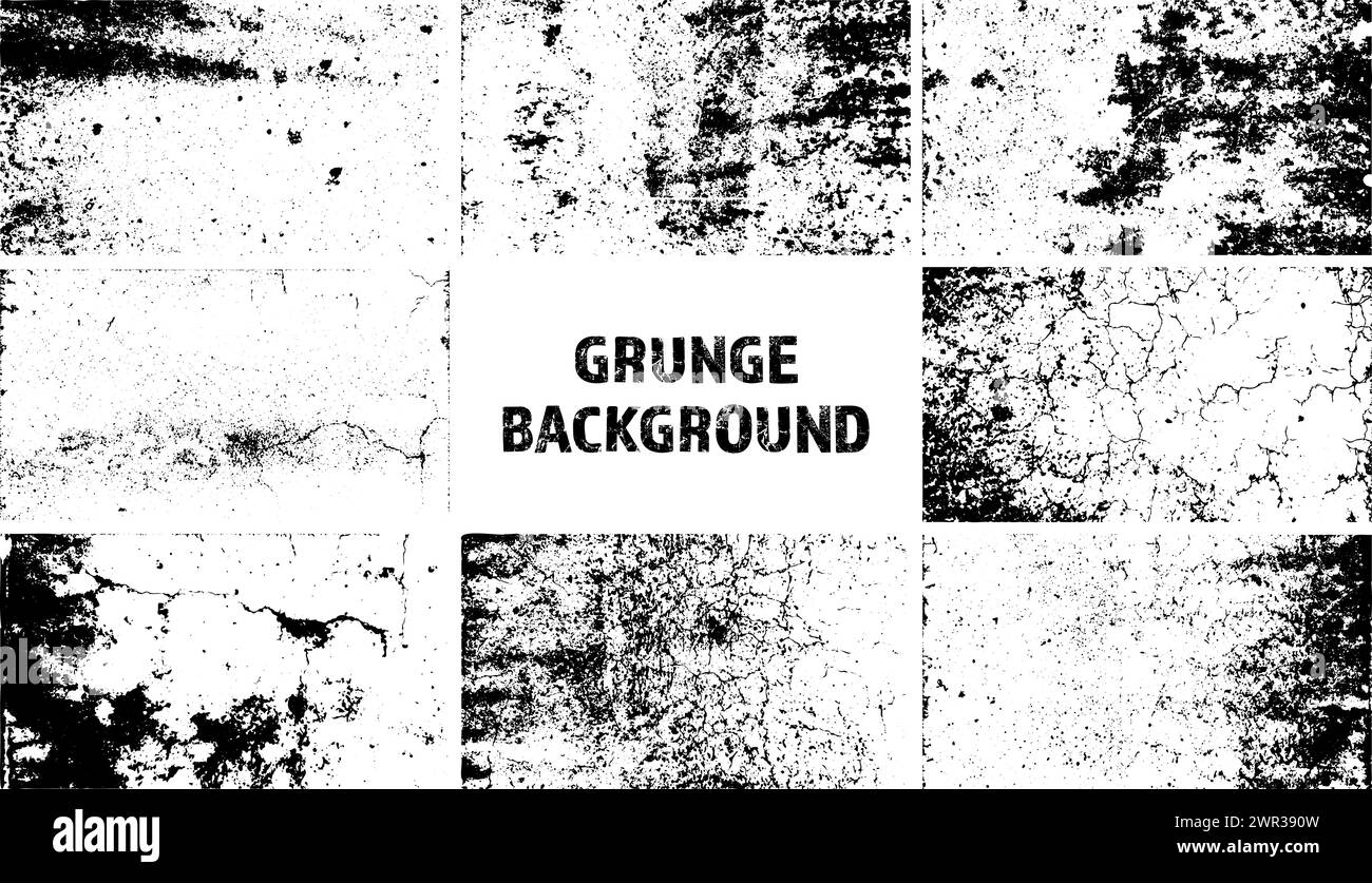 Grunge overlay texture. Old dirty concrete background with cracks and ...