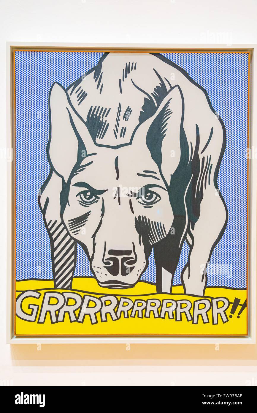 Grrrrrrrr!! Painting by Roy Lichtenstein from 1965.bilbau-spain.11-3 ...