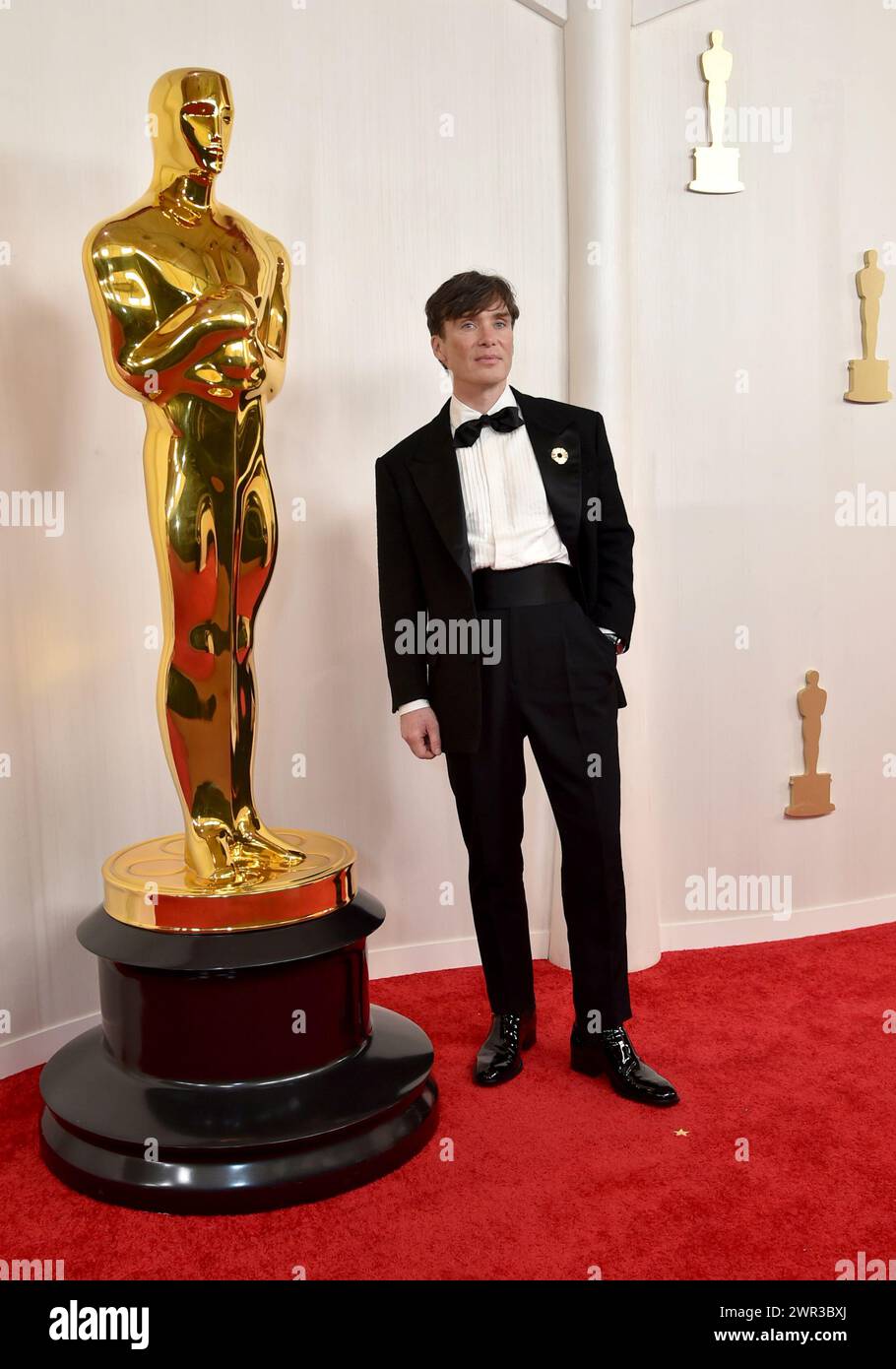 Cillian Murphy arrives at the Oscars on Sunday, March 10, 2024, at the ...