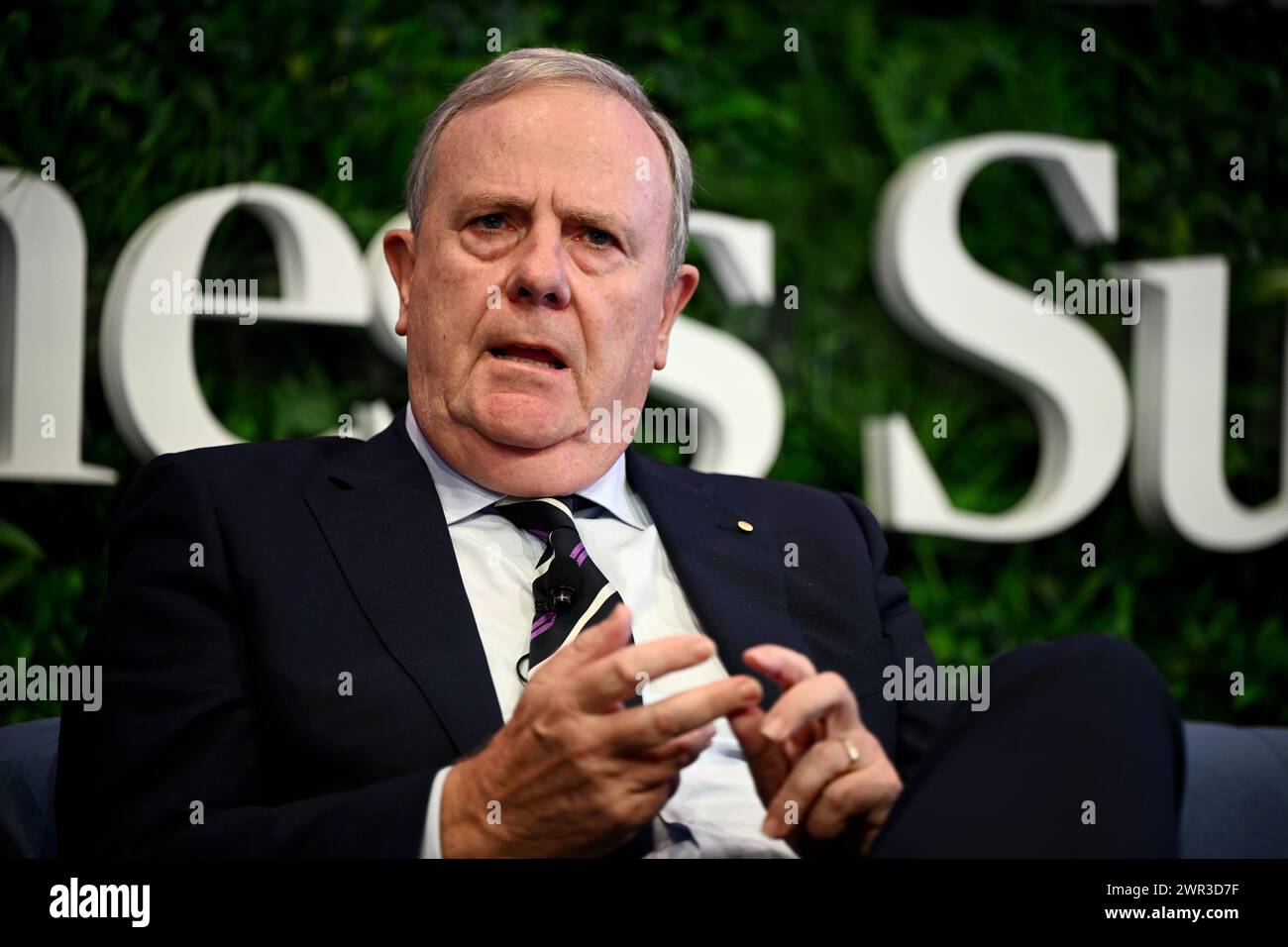 Sydney, Australia. 11th Mar, 2024. Former Federal Treasurer and ...