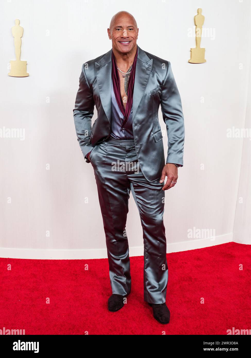 Los Angeles, USA. 10th Mar, 2024. Dwayne Johnson walking on the red ...