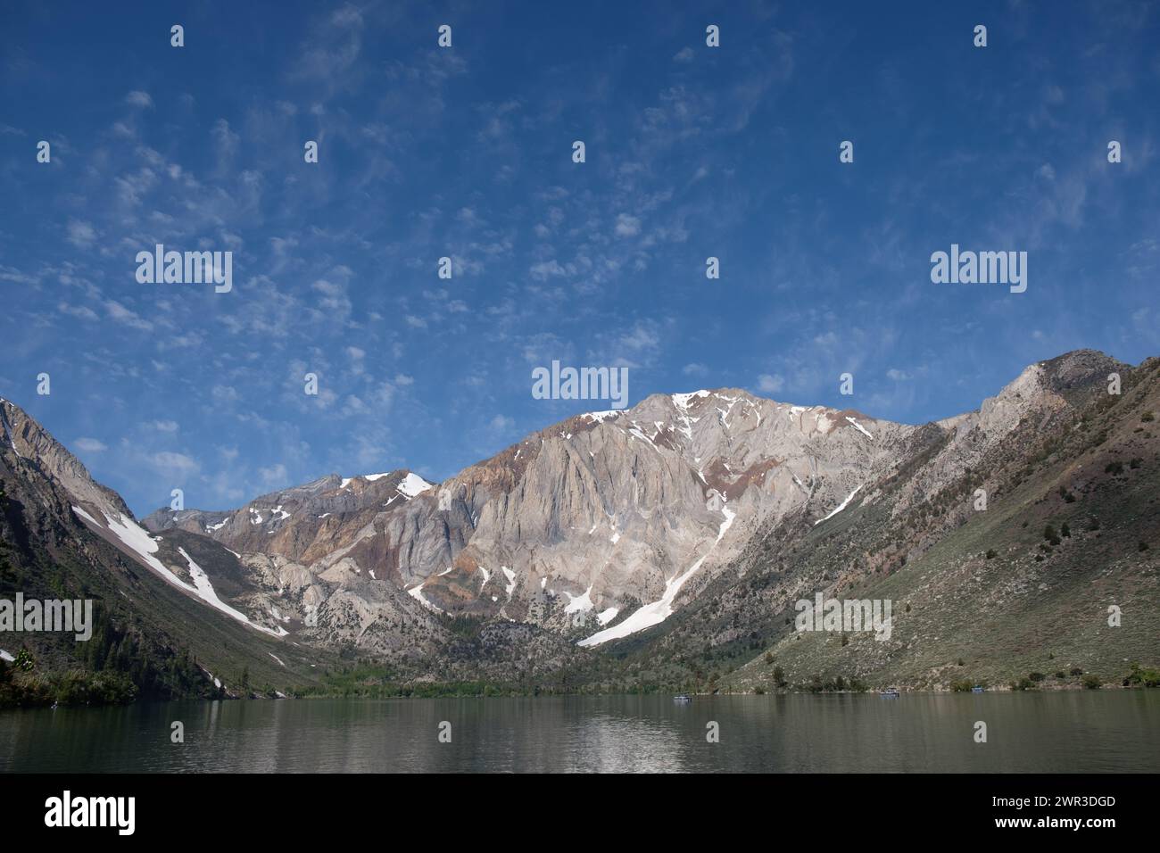 Convict Lake, Inyo Nationasl Forest, eastern Sierra Nevada Mountains ...