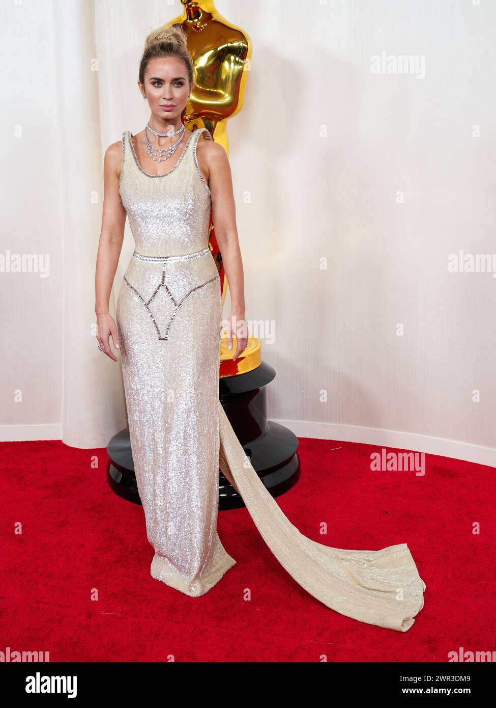 Los Angeles, USA. 10th Mar, 2024. Emily Blunt walking on the red carpet ...