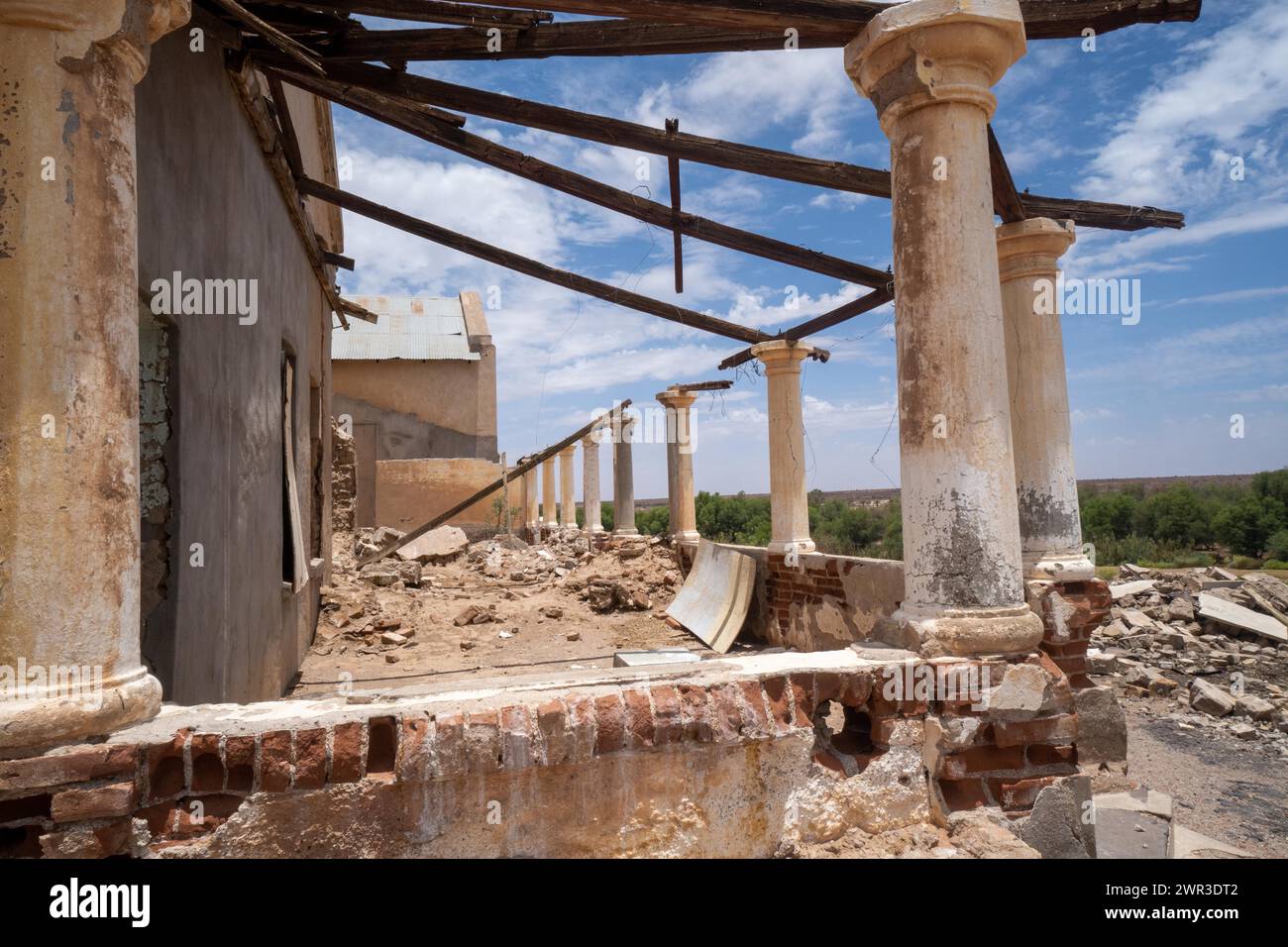 Police station of the German Schutztruppe in Namibia from 1904, colony ...