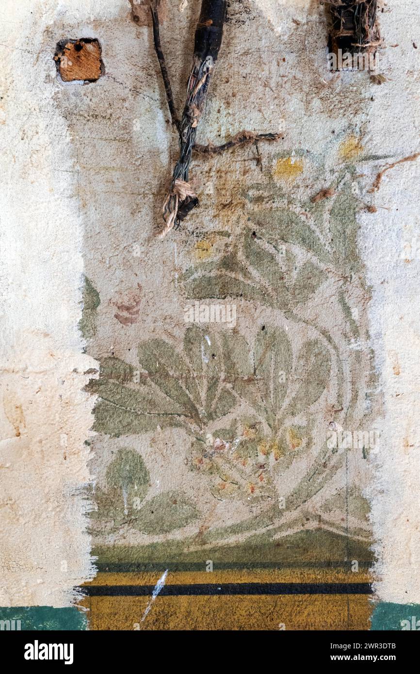 Wall pattern of the former police station of the German Schutztruppe in ...