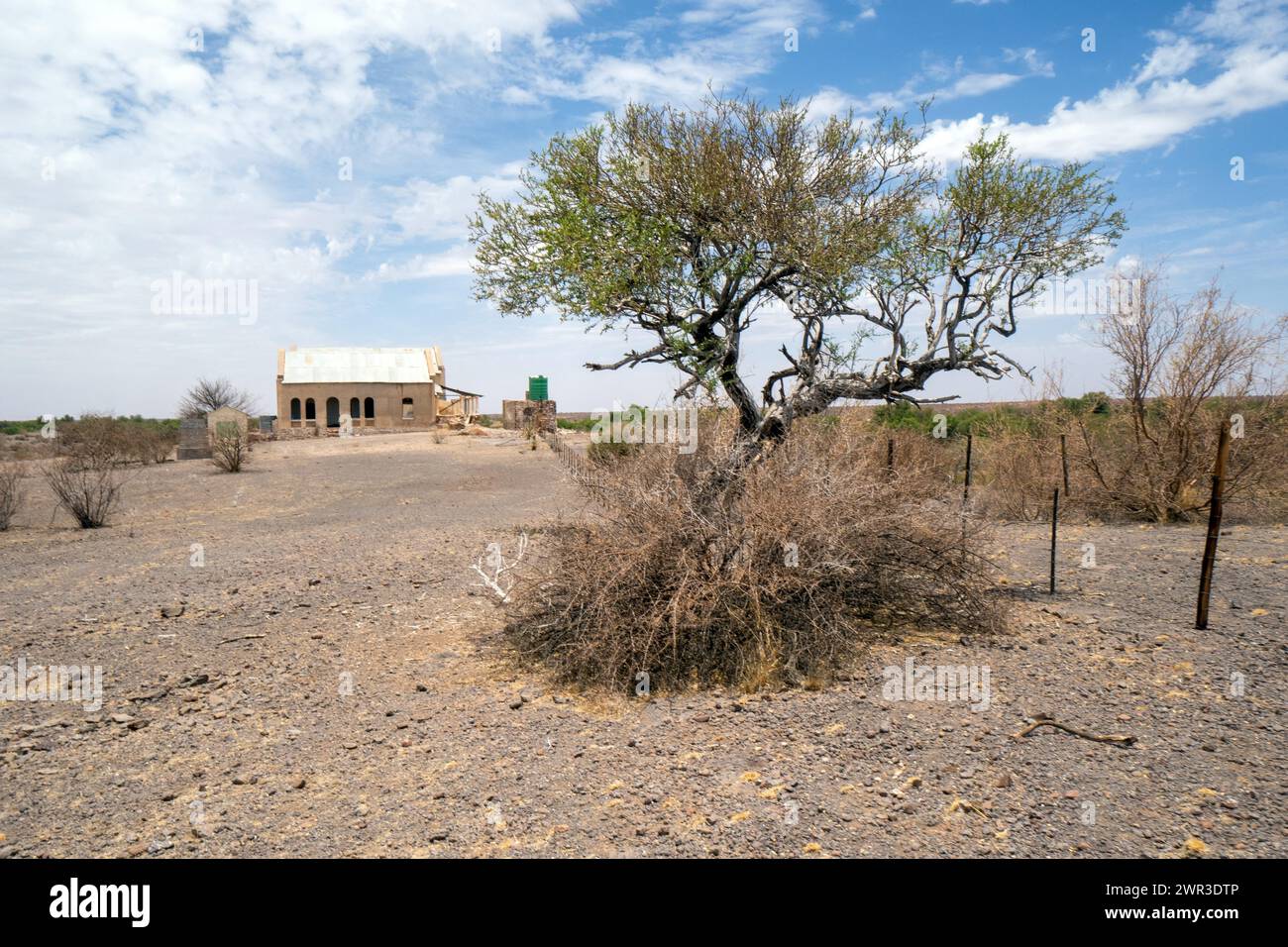 Police station of the German Schutztruppe in Namibia from 1904, colony ...