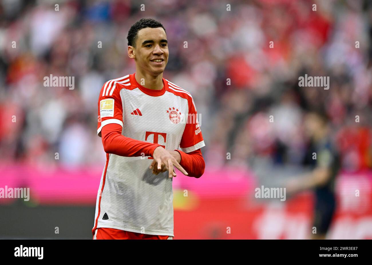 Goal celebration Jamal Musiala FC Bayern Munich FCB (42) Gesture ...