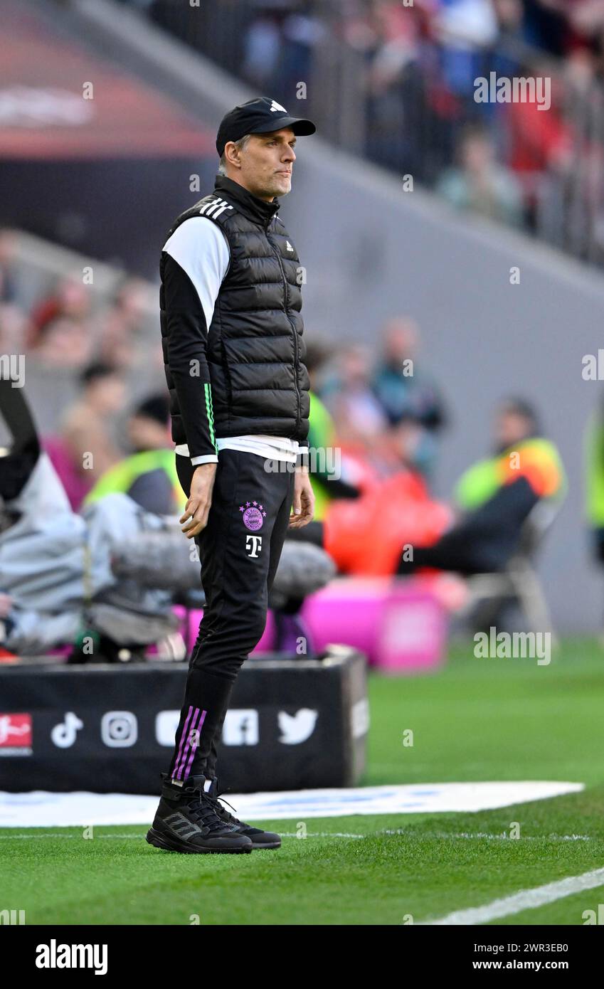 Coach Thomas Tuchel FC Bayern Muenchen FCB on the sidelines Allianz ...