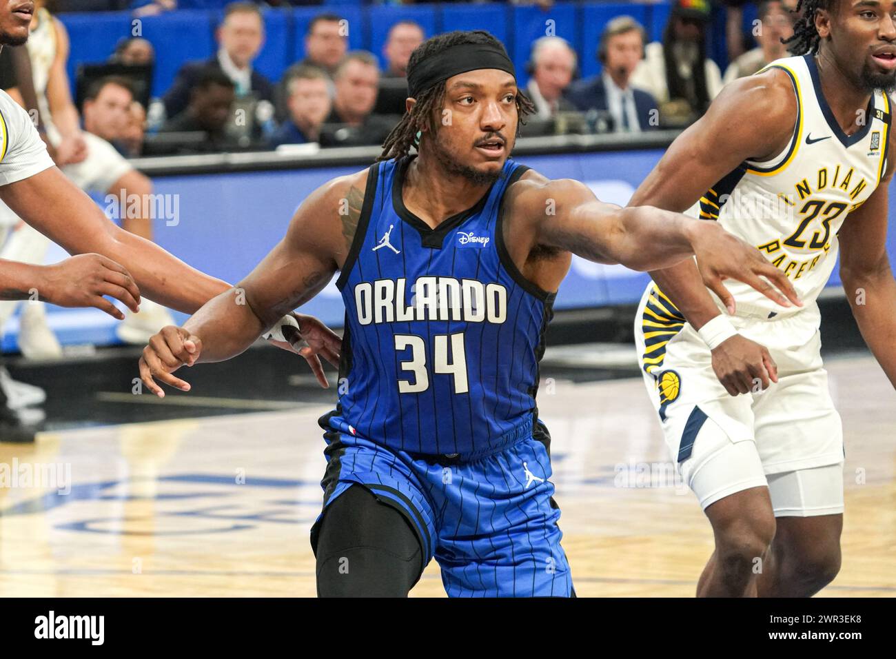 Orlando, Florida, USA, March 10, 2024, Orlando Magic center Wendell ...