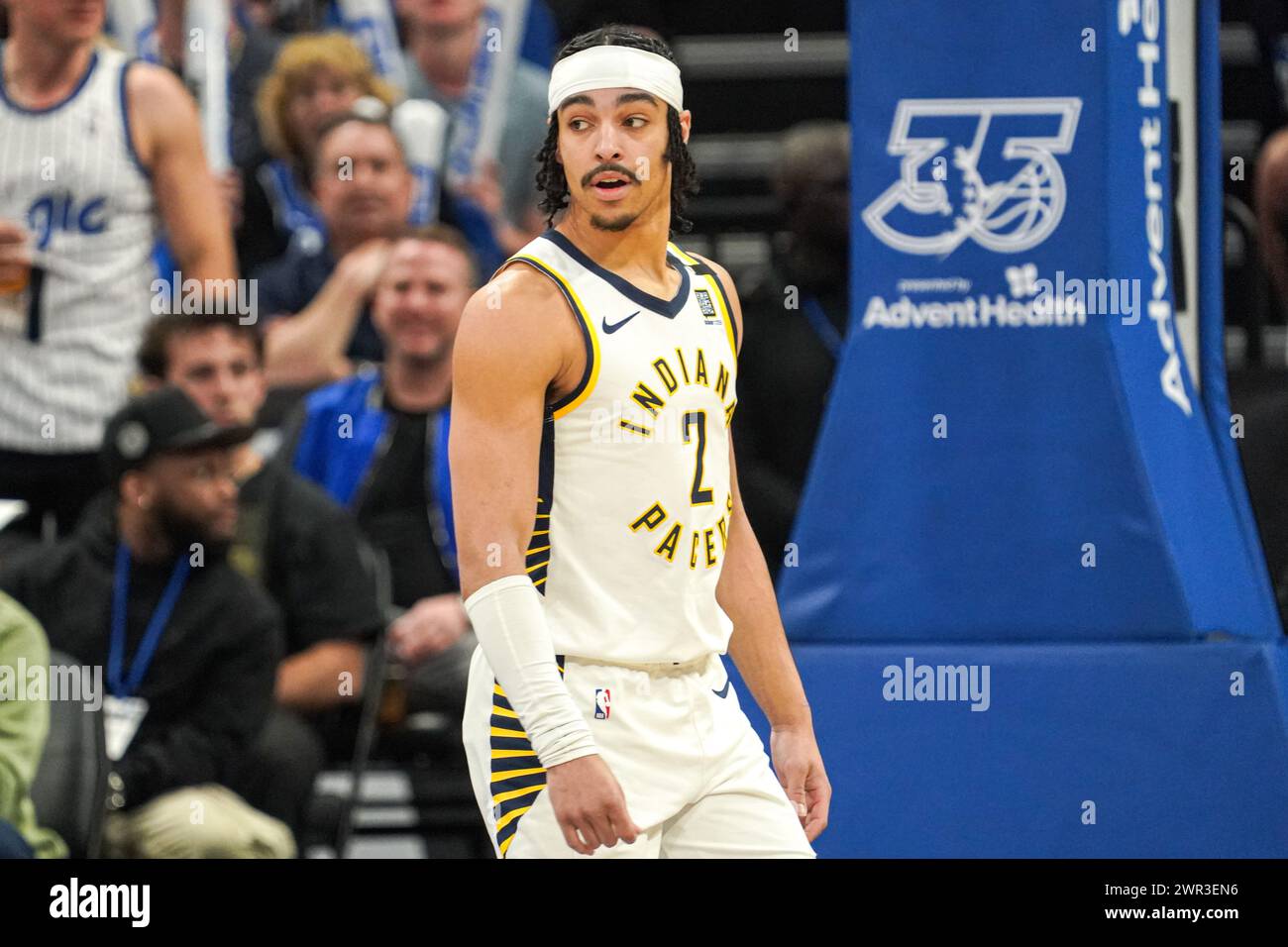 Orlando, Florida, USA, March 10, 2024, Indiana Pacers guard Andrew ...