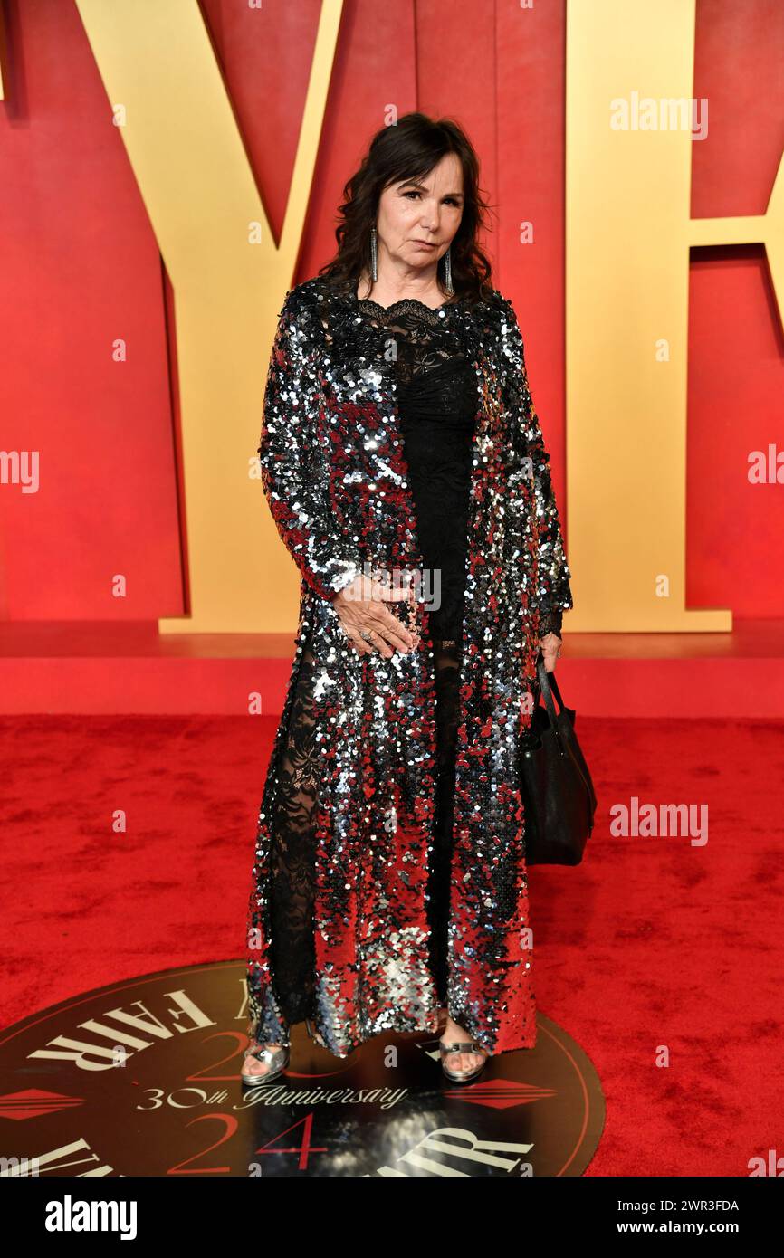 Patty Smyth arrives at the Vanity Fair Oscar Party on Sunday, March 10 ...