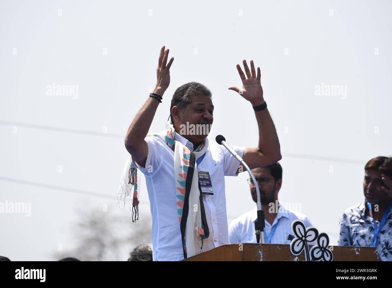 Kolkata, India. 10th Mar, 2024. former Indian cricketer Kirti Azad, as ...