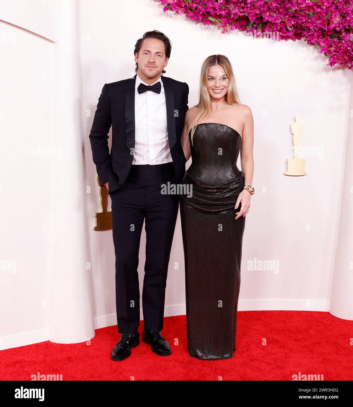 Hollywood, United States. 10th Mar, 2024. (L-R) Tom Ackerley and Margot ...