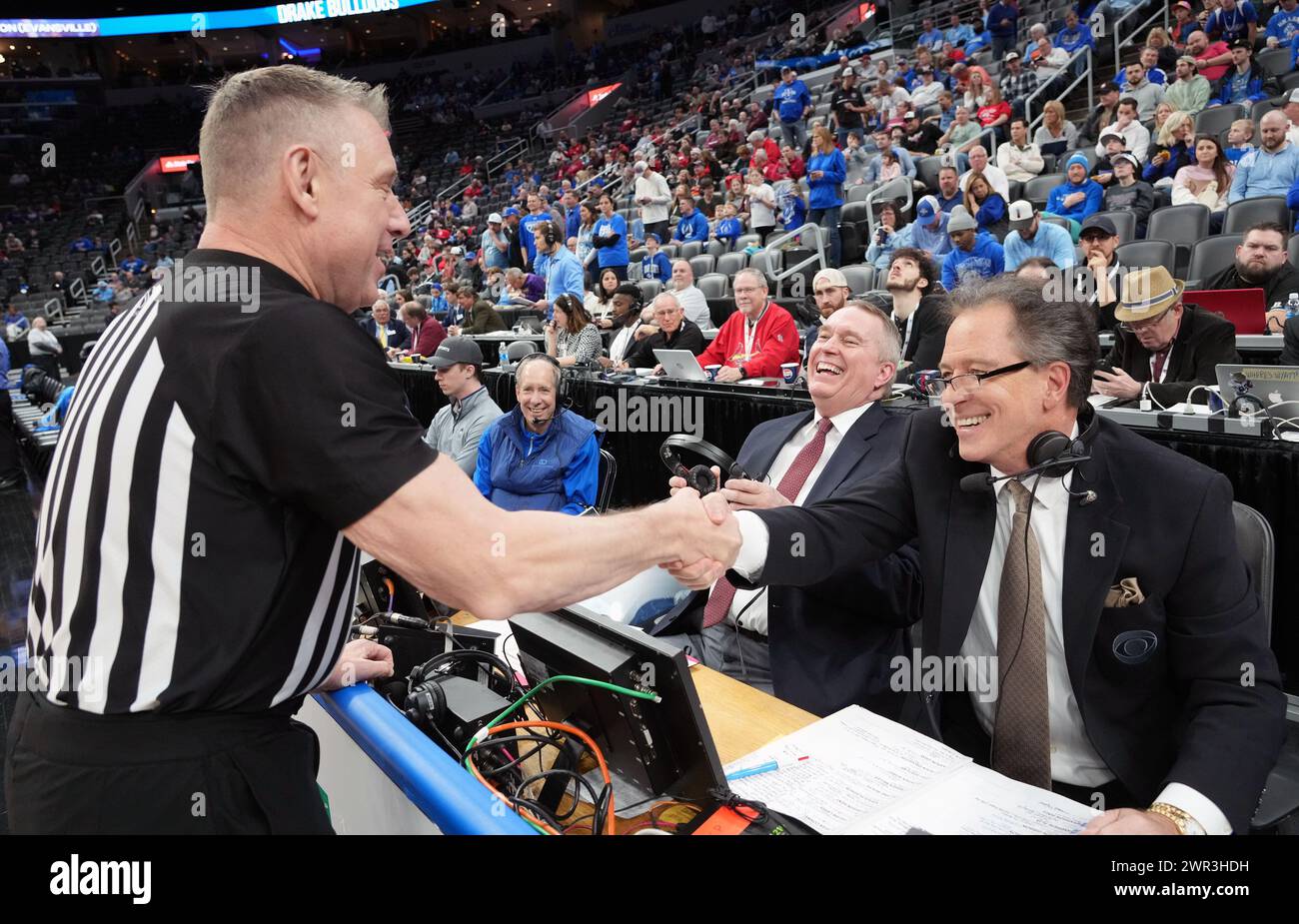 St. Louis, United States. 14th Mar, 2024. CBS Sports play by play man ...
