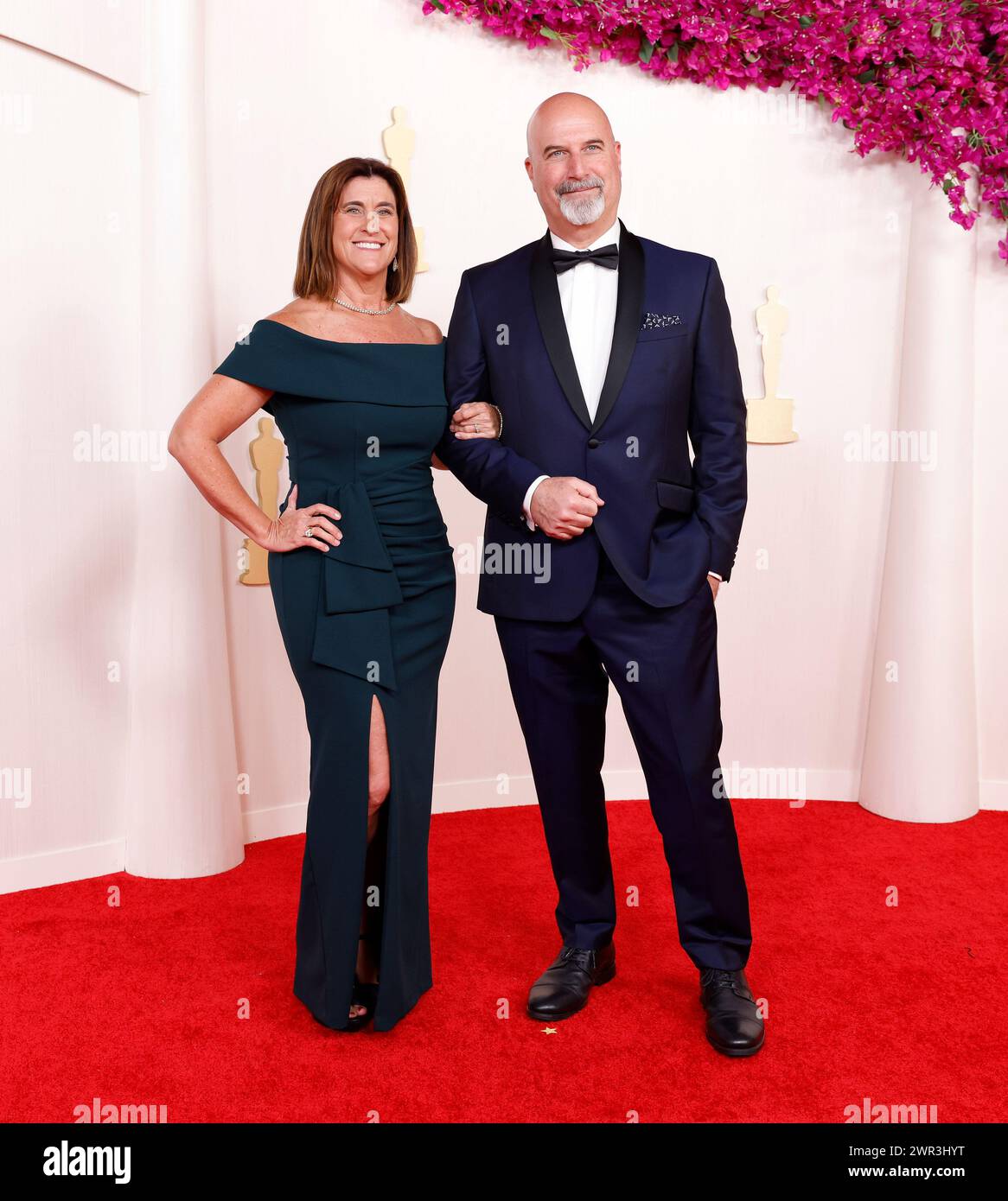 Hollywood, United States. 10th Mar, 2024. Tom Ozanich (R) and guest ...