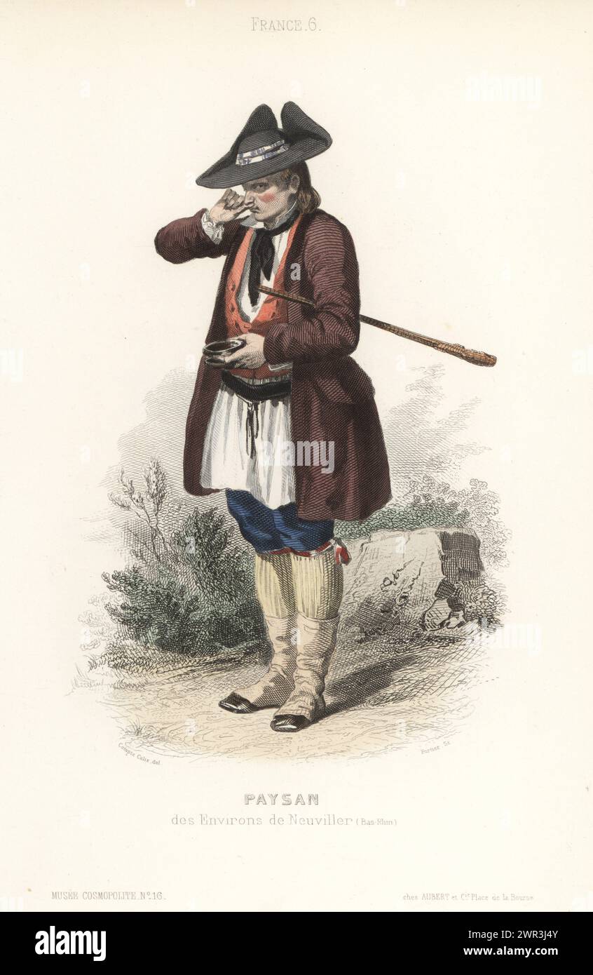 Costume of the peasant man from france hi-res stock photography and ...