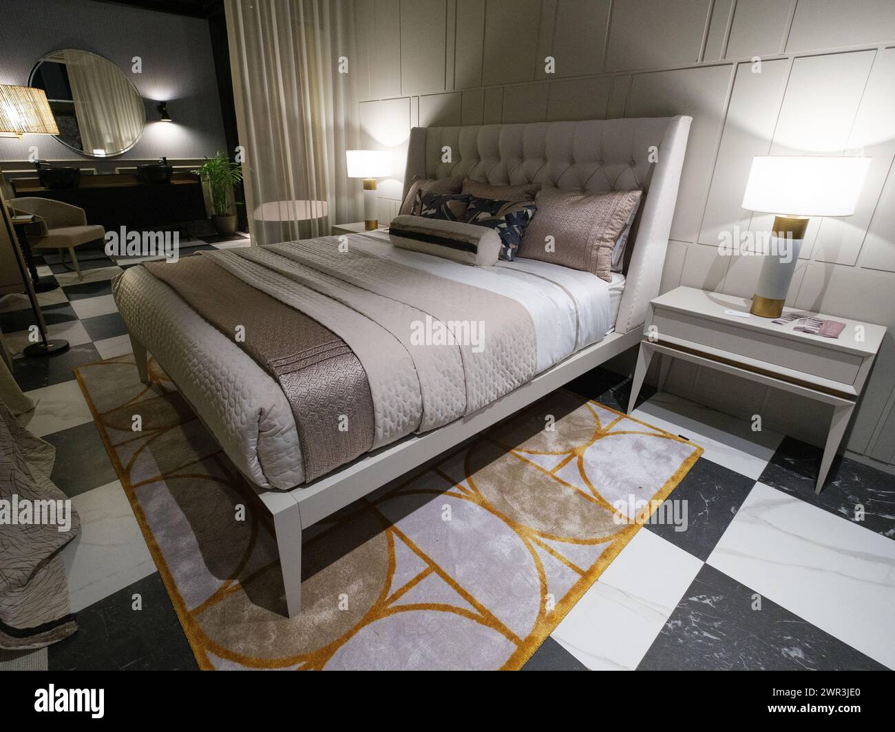 Decorative elements are shown at the intergift 2024 internationa hi-res stock photography and ...