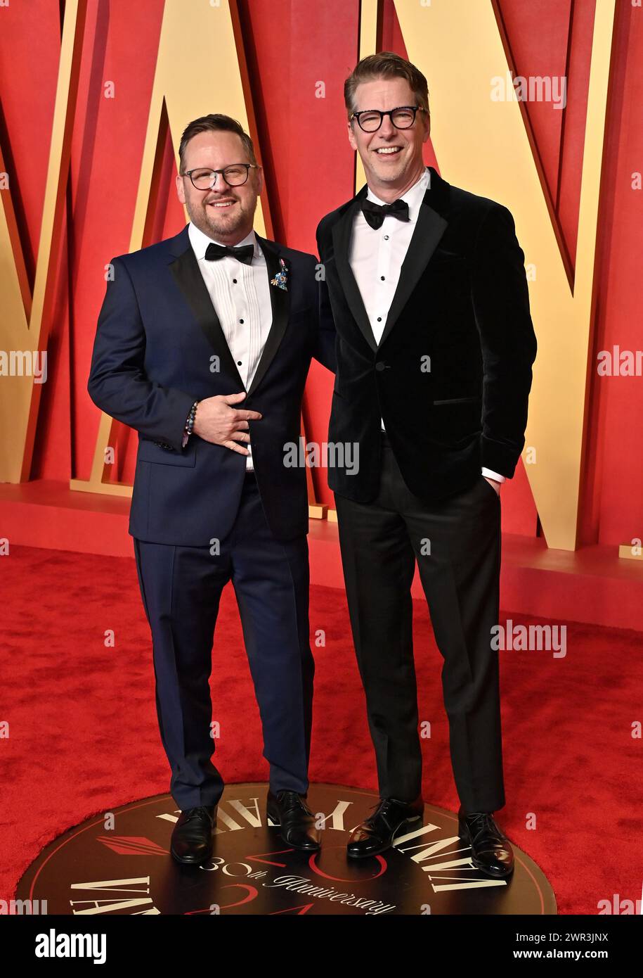 Beverly Hills, USA. 10th Mar, 2024. Scott Icenogle and Sean Hayes ...