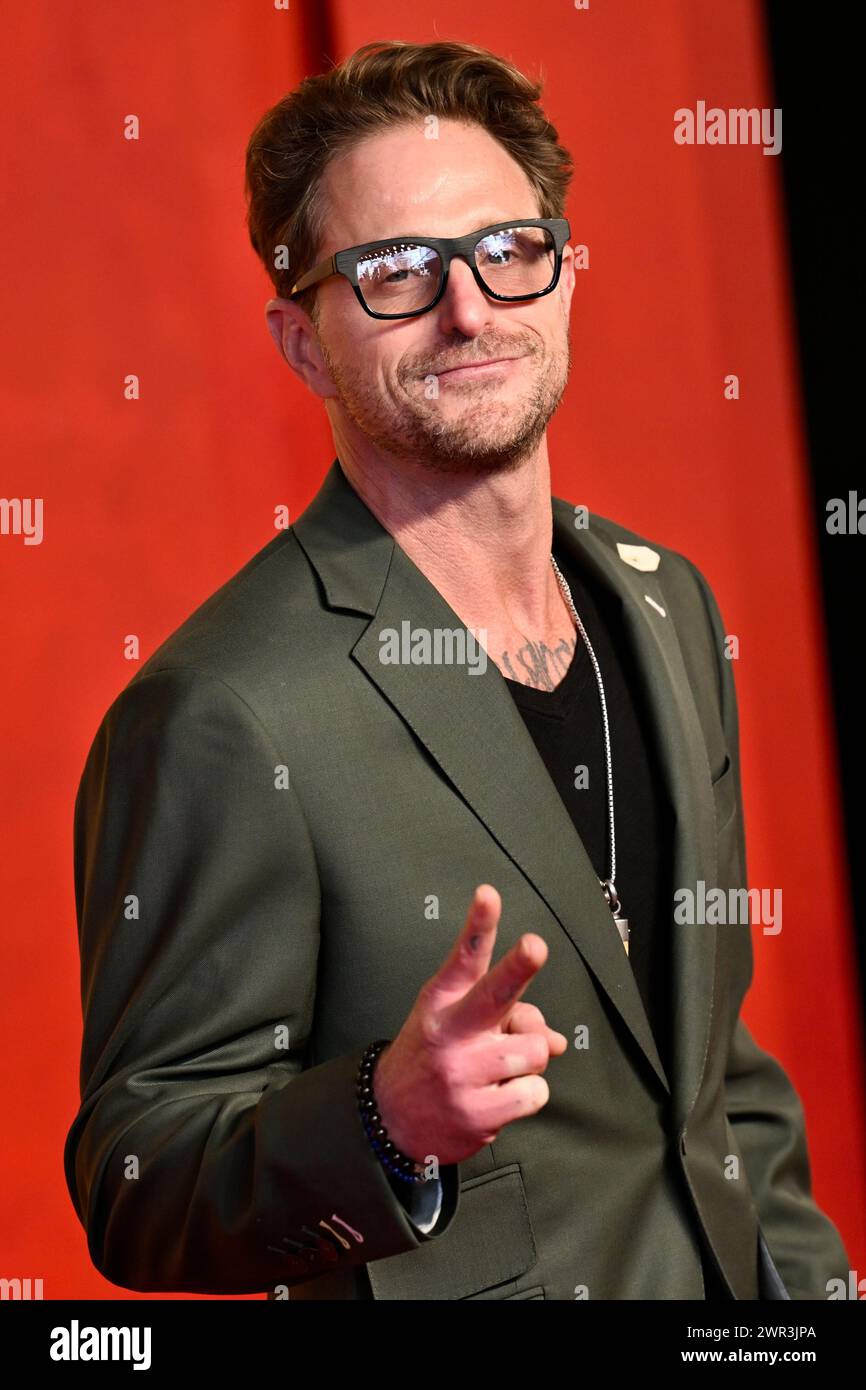 Cameron Douglas arrives at the Vanity Fair Oscar Party on Sunday, March ...