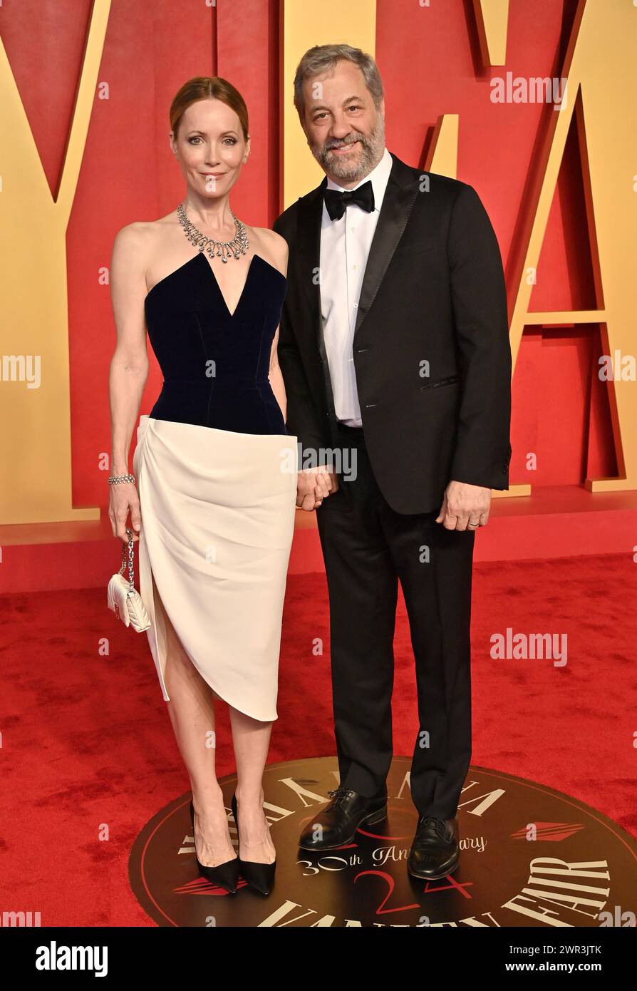 Beverly Hills, USA. 10th Mar, 2024. Judd Apatow and Leslie Mann ...